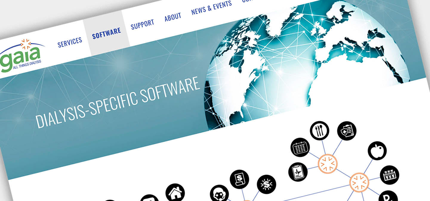 Case Study - Gaia Dialysis Software - Electric Ballet Web Solutions